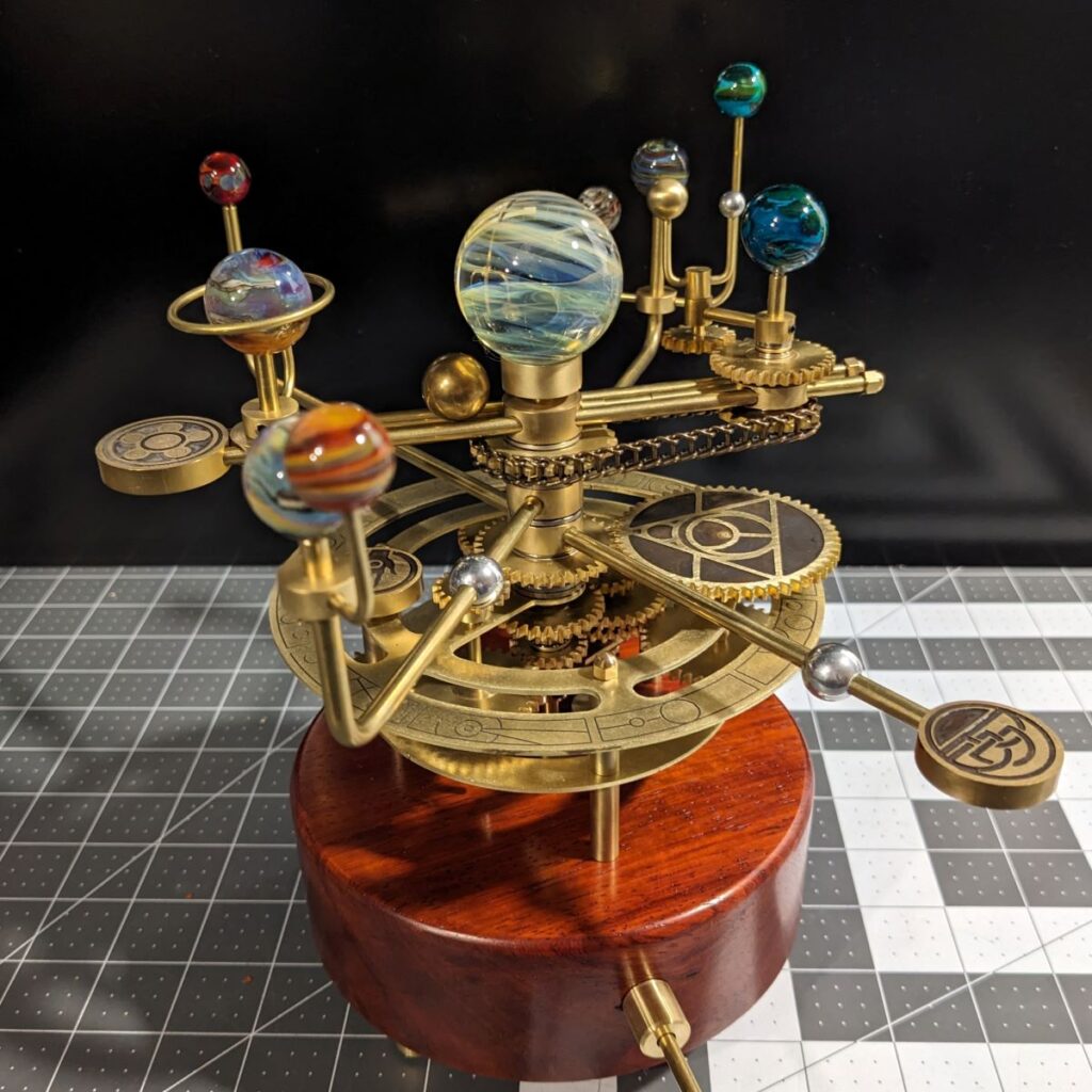 Planetary Machines - Orreries by Joshua Hudak, Glass Artist and Orrery ...