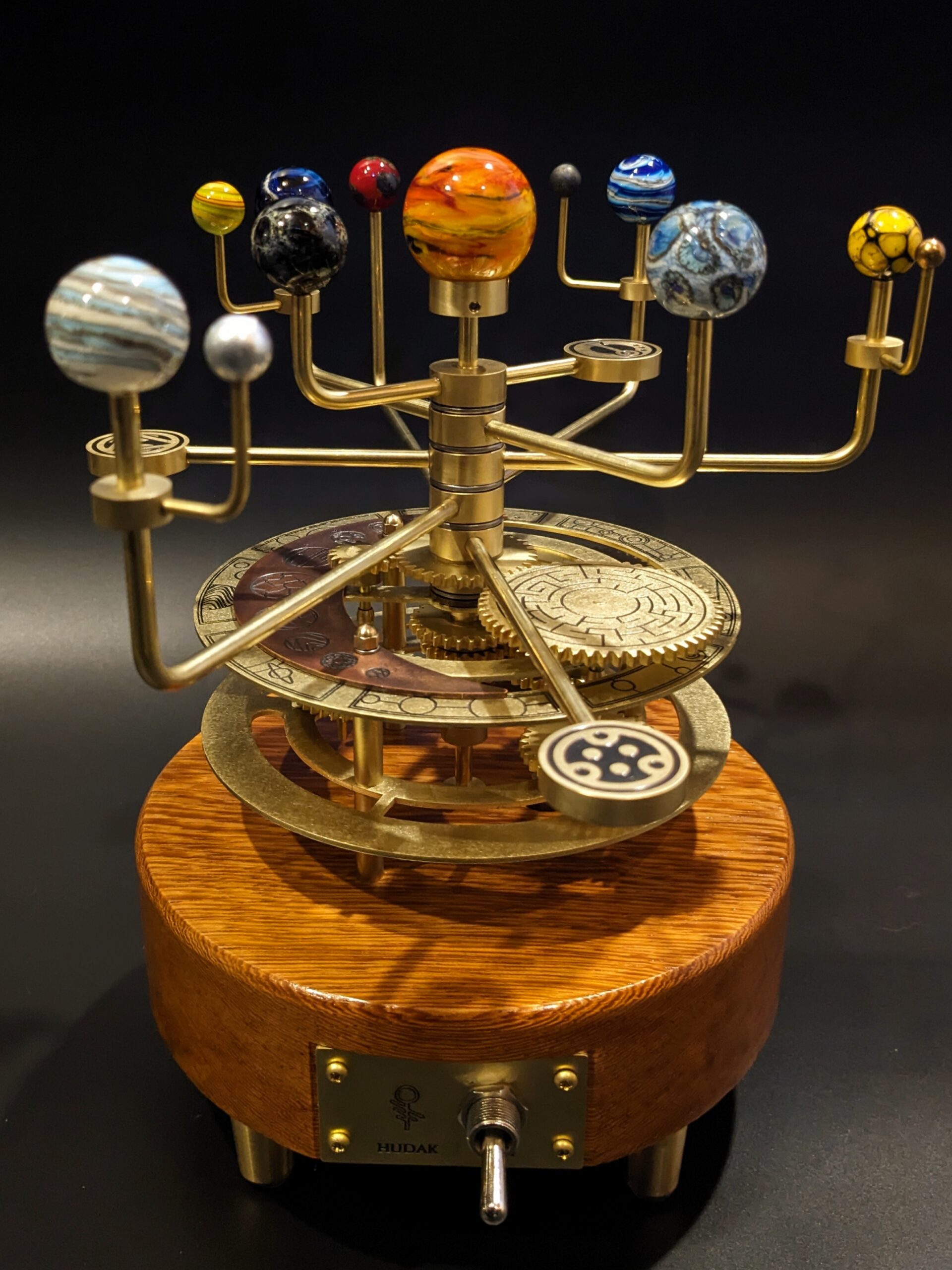 Planetary Machines - Orreries by Joshua Hudak, Glass Artist and Orrery ...